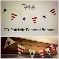 DIY Patriotic Pennant Banner