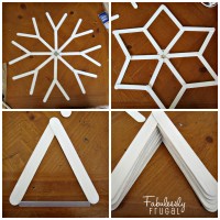 Craft Stick Snowflakes Tutorial