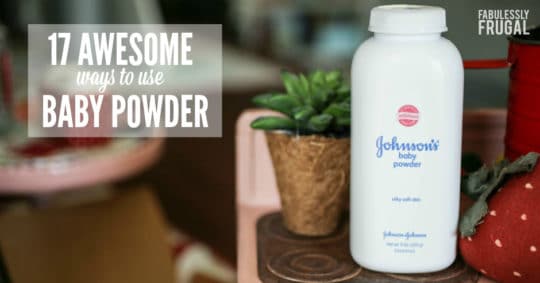 17 Alternate Ways To Use Baby Powder: Fabulessly Frugal