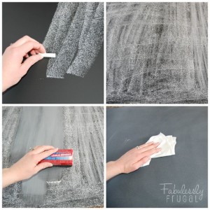 DIY Frame Chalkboard - Fabulessly Frugal