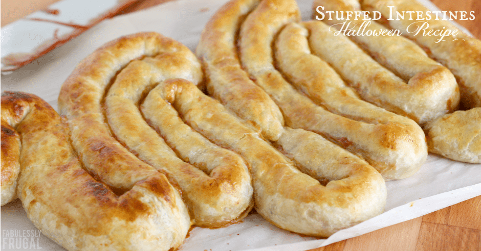 Halloween Puff Pastry Intestines Recipe Recipes - Fabulessly Frugal