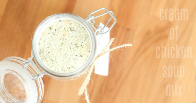 SOS Mix: Cream of Chicken Soup Recipe - Fabulessly Frugal