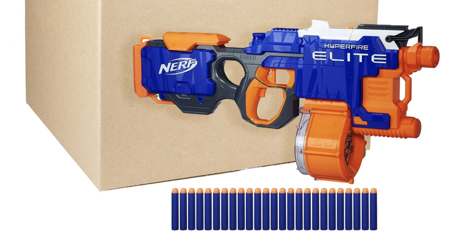 Nerf Bullets Nerf N-Strike Elite HyperFire Blaster Toy For Kids Lego ...