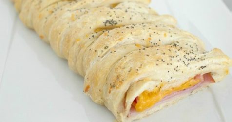 Ham and Cheese Braid Recipe (Freezer Meal) - Fabulessly Frugal