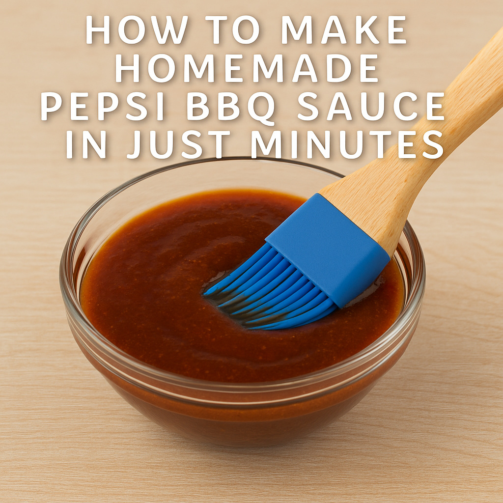 Pepsi BBQ Sauce Recipe – Quick & Tangy Homemade Flavor