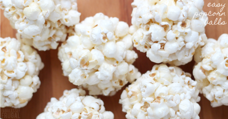 Easy Popcorn Balls Recipe - Fabulessly Frugal