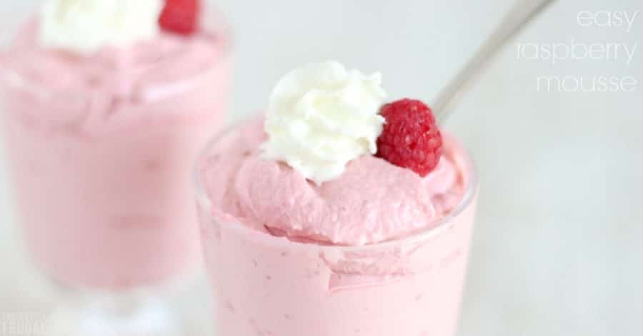 Easy Raspberry Mousse Recipe - Fabulessly Frugal