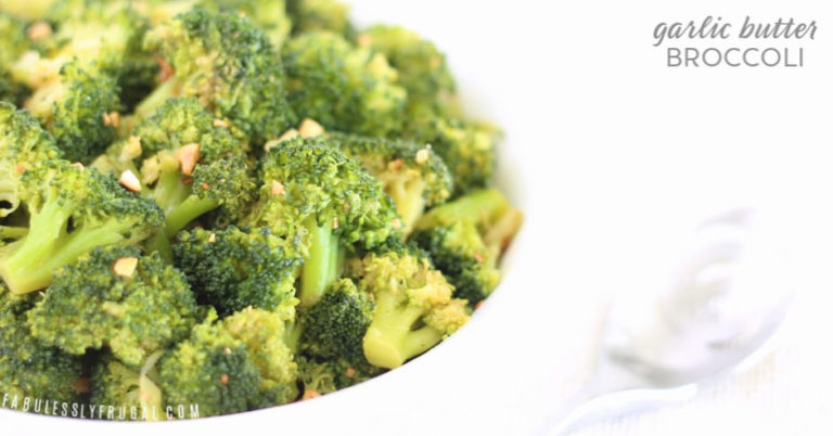 Quick Garlic Buttered Broccoli Recipe - Fabulessly Frugal