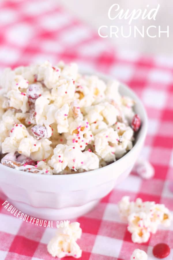 Cupid's Crunch Valentine Popcorn Recipe - Fabulessly Frugal