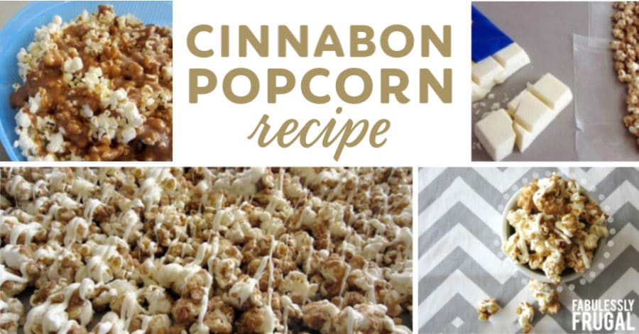 Cinnamon Roll Popcorn Recipe (Cinnabon Popcorn) - Fabulessly Frugal