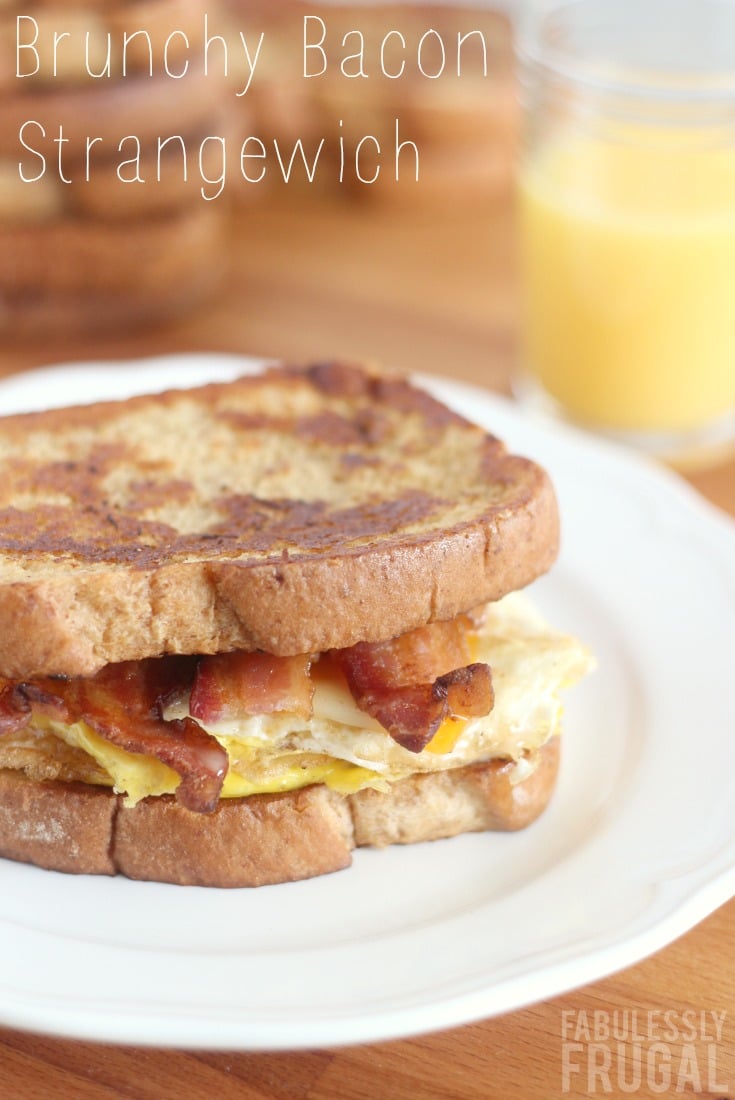 Brunchy Bacon Strangewich Recipe Recipes - Fabulessly Frugal