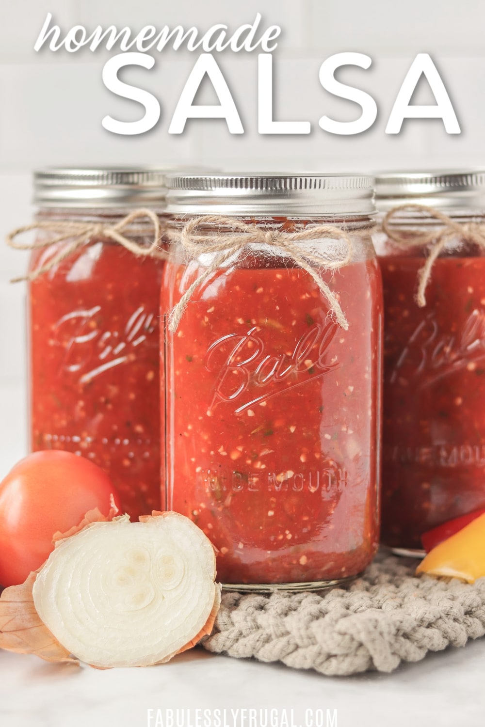 Homemade Salsa Recipe for Canning or Having Fresh - Fabulessly Frugal
