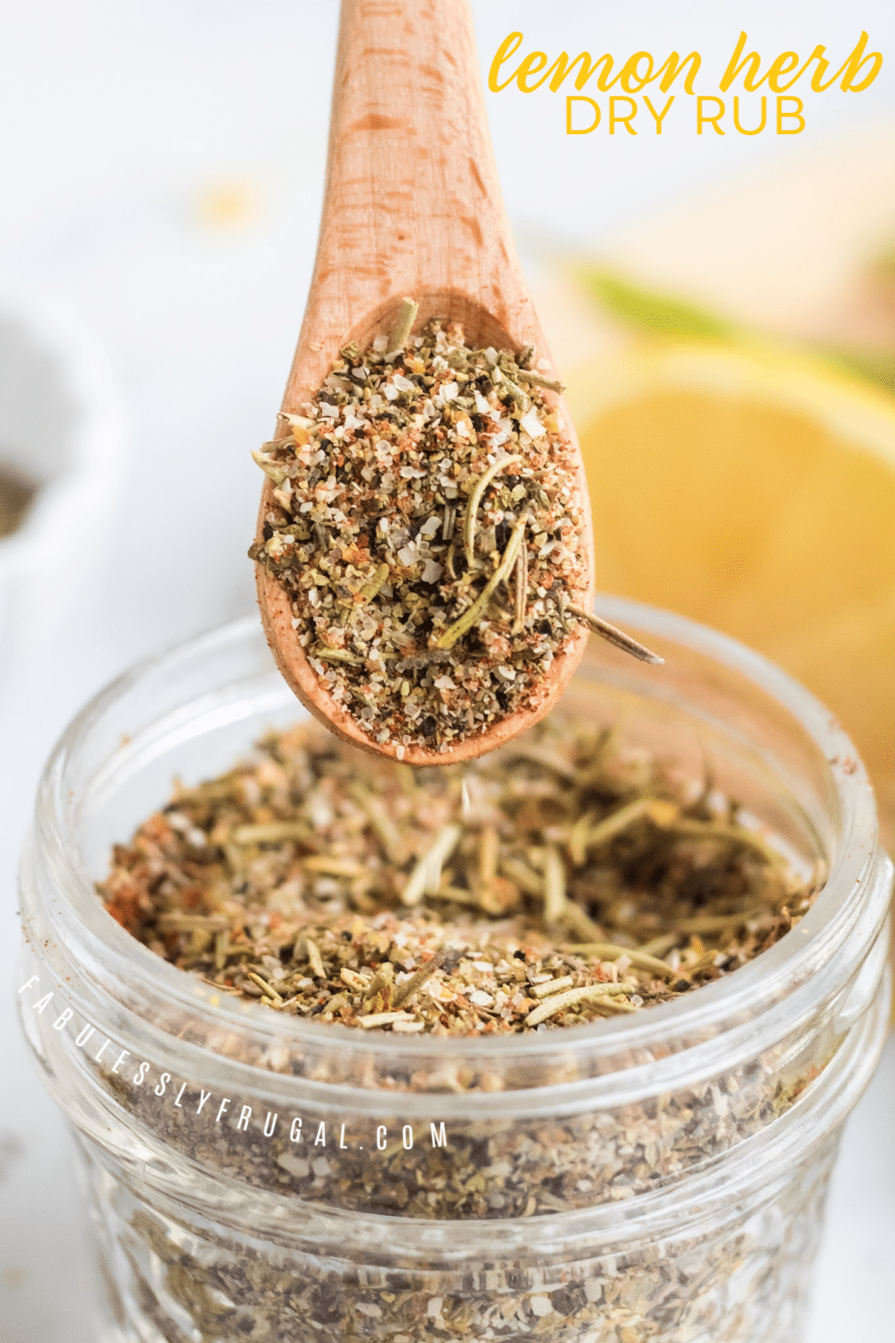 Lemon Pepper Herb Dry Rub Recipe - Fabulessly Frugal