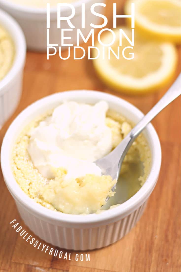 Irish Lemon Pudding Recipe - Fabulessly Frugal