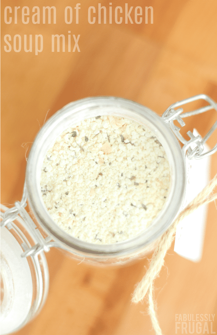 SOS Mix: Cream of Chicken Soup Recipe - Fabulessly Frugal