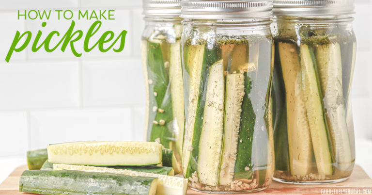 How to Make Pickles at Home (Step-By-Step Guide) - Fabulessly Frugal