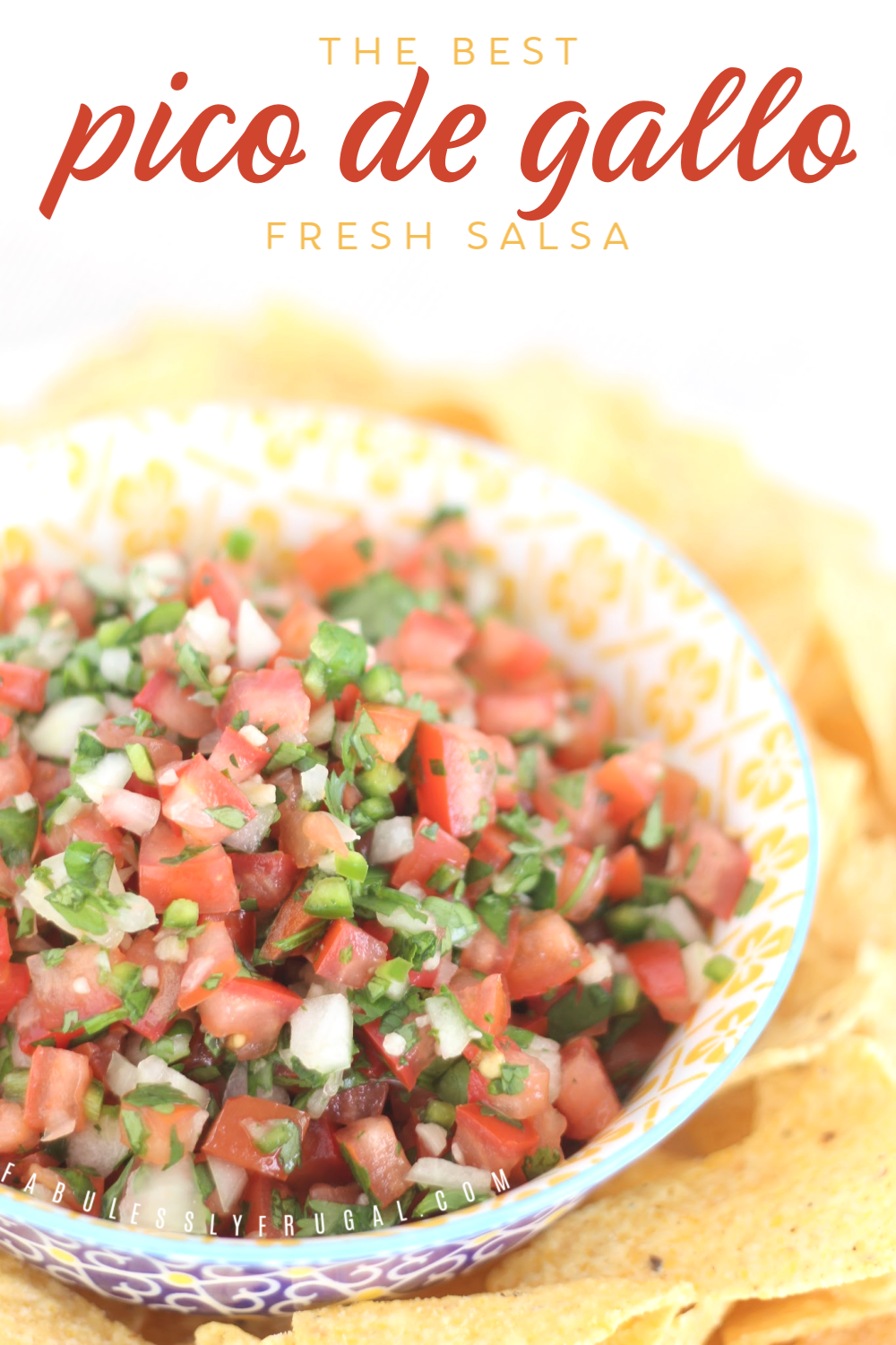 Pico de Gallo Recipe (Fresh Salsa) - Fabulessly Frugal