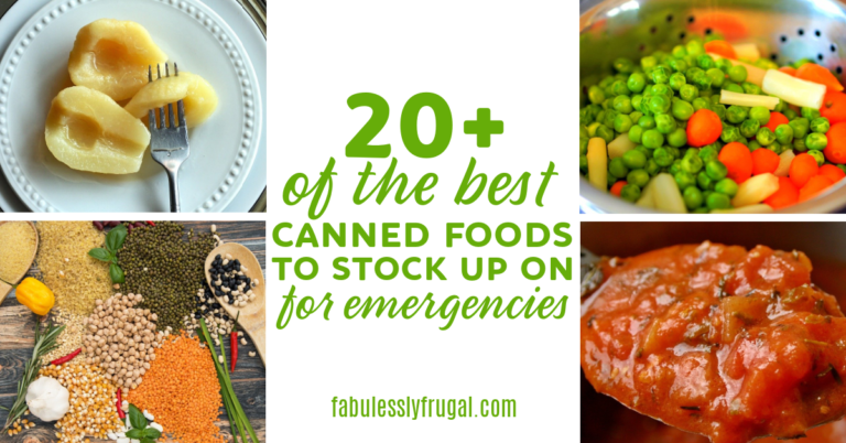 20+ of the BEST Canned Foods to Stock Up On - Fabulessly Frugal