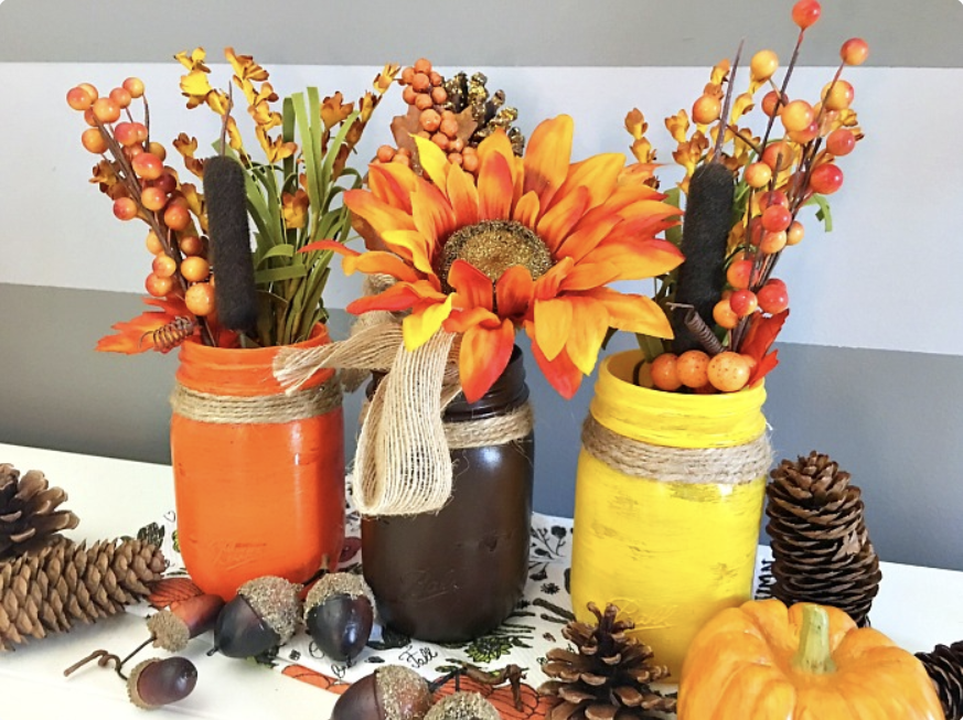 7 of the Greatest Mason Jar Crafts to Make This Fall - Fabulessly Frugal