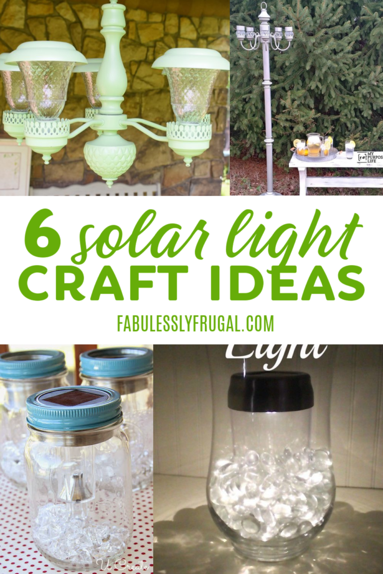 6 of the Easiest DIY Solar Light Craft Ideas - Fabulessly Frugal