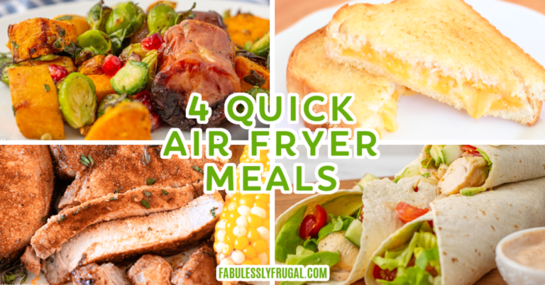 4 Air Fryer Meal Recipes to Make When You Are Short on Time Recipe ...