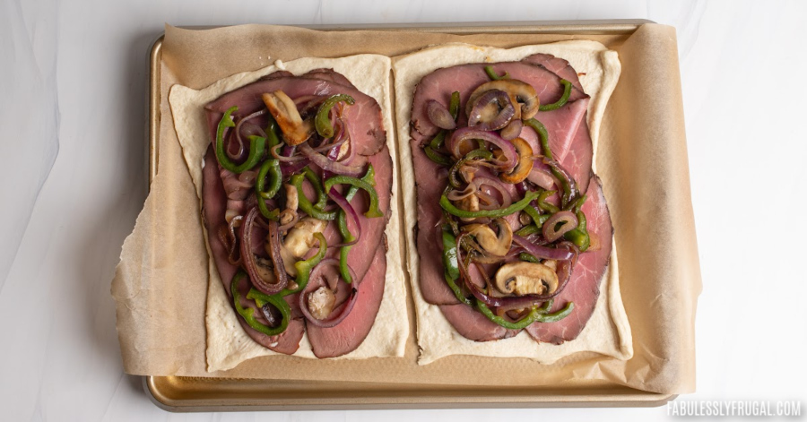 Air Fryer Roast Beef Stromboli Recipe - Fabulessly Frugal
