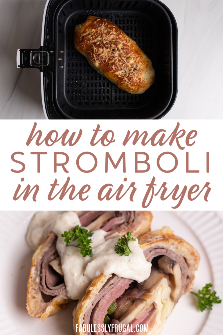 Air Fryer Roast Beef Stromboli Recipe - Fabulessly Frugal
