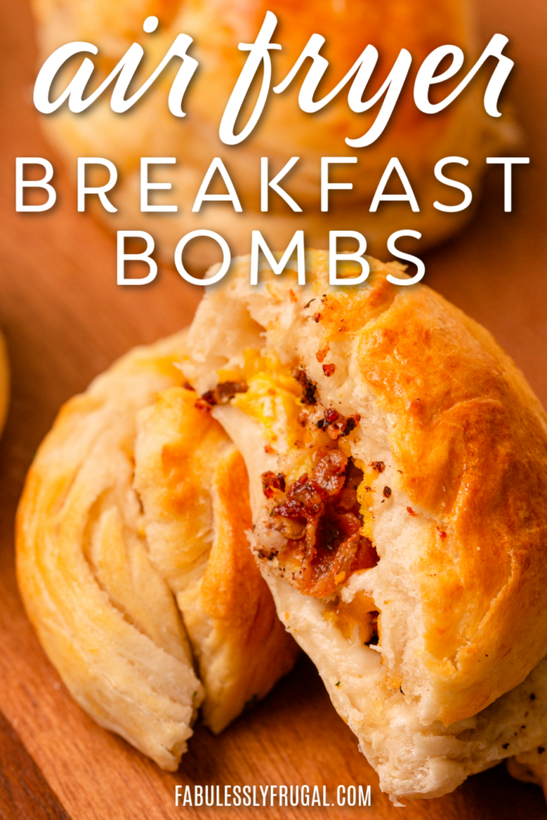 Easy and Simple Air Fryer Breakfast Bomb Recipe - Fabulessly Frugal