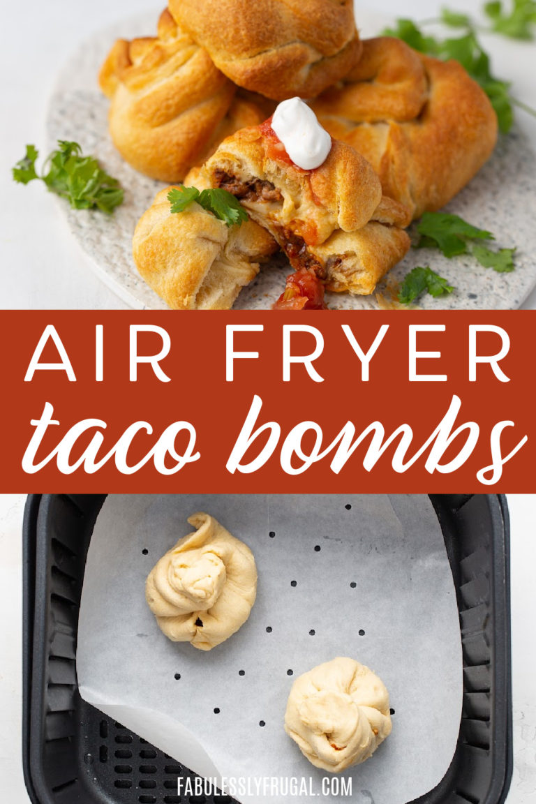 Air Fryer Taco Bombs with Leftover Taco Meat in 10 Minutes - Fabulessly ...