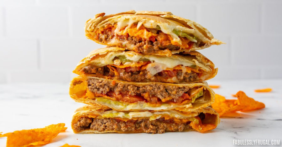Taco Bell Dorito Crunch Wrap Recipe Recipe - Fabulessly Frugal