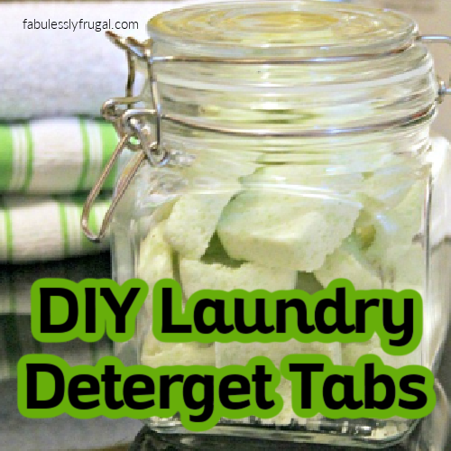 DIY Make Your Own Laundry Detergent Tabs - Fabulessly Frugal