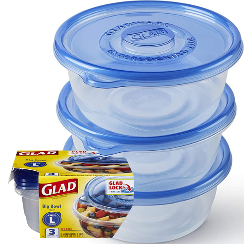 3-Count Set GladWare Big Bowl Food Storage 48-Oz Containers as low as ...