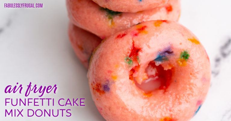 Funfetti Cake Mix Donuts Recipe - Fabulessly Frugal