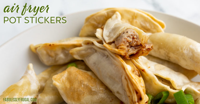 Air Fryer Pot Stickers Recipe - Fabulessly Frugal