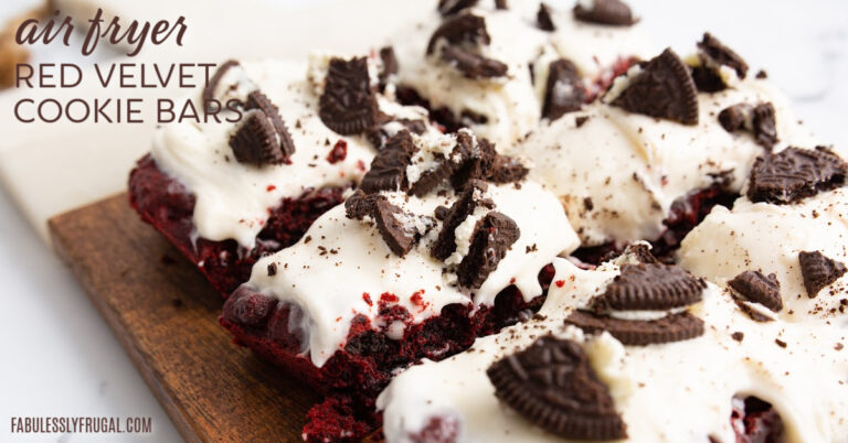 Red Velvet Oreo Cookie Bars Recipe - Fabulessly Frugal