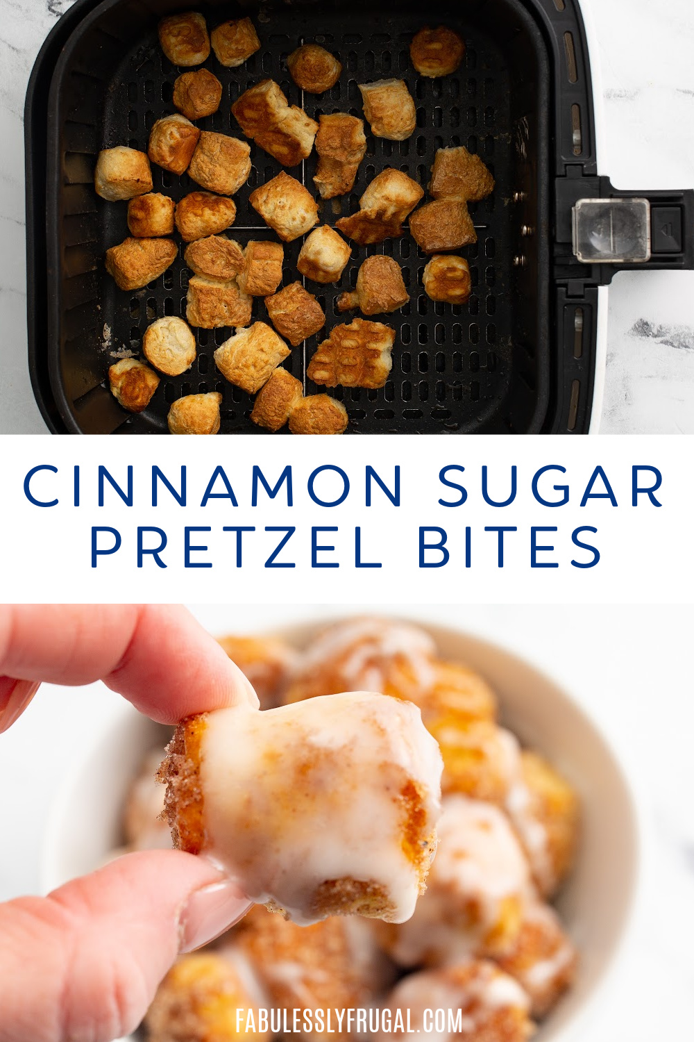 Cinnamon Sugar Pretzel Bites Recipe - Fabulessly Frugal