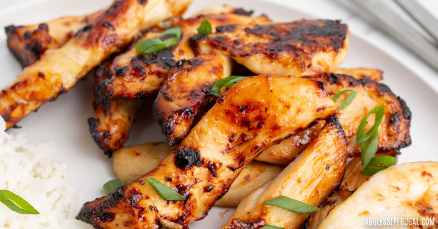 Air Fryer Honey Ginger Chicken Recipe - Fabulessly Frugal