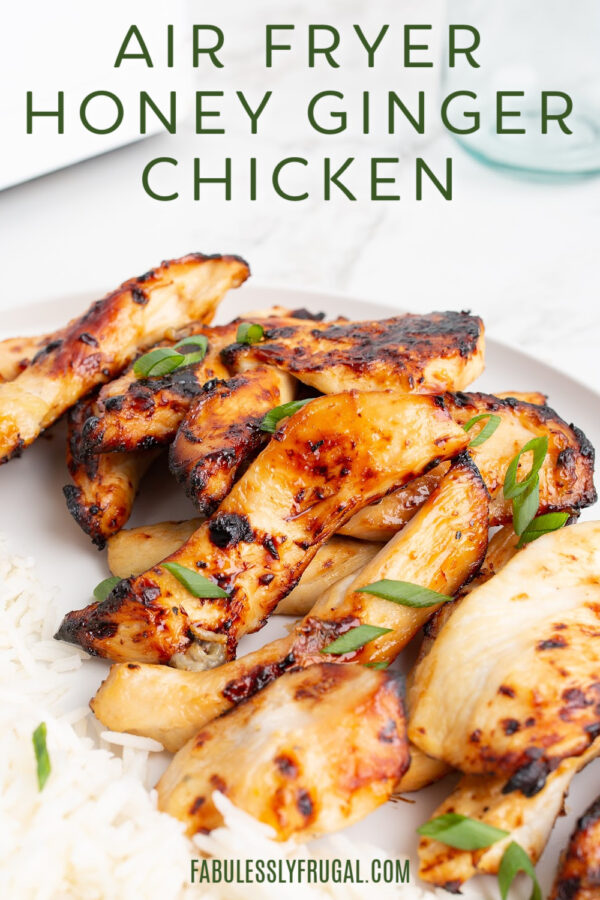 Air Fryer Honey Ginger Chicken Recipe - Fabulessly Frugal