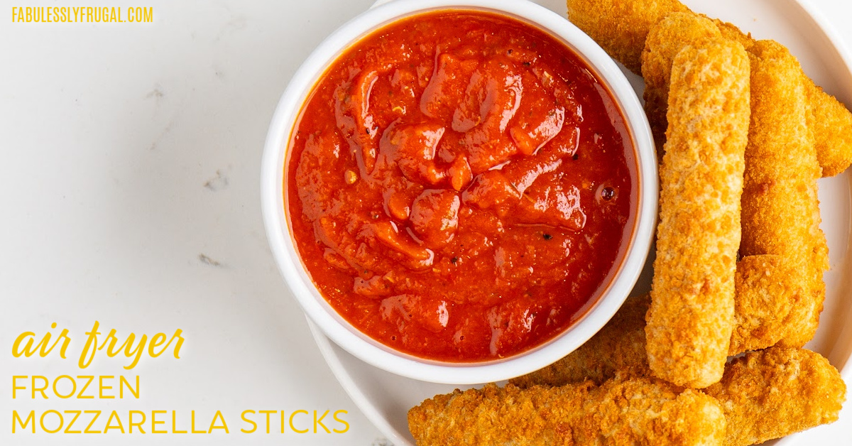 How to Cook Frozen Mozzarella Sticks in the Air Fryer Recipe ...