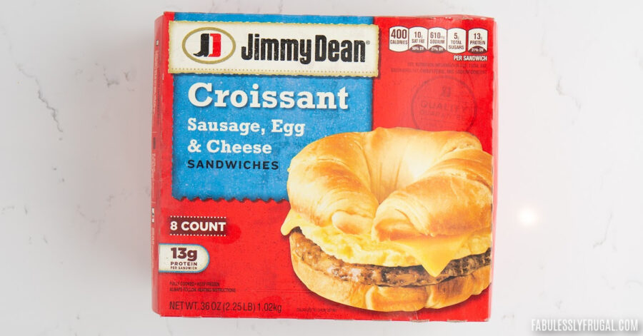 Air Fryer Jimmy Dean Breakfast Croissant Sandwich Recipe - Fabulessly ...