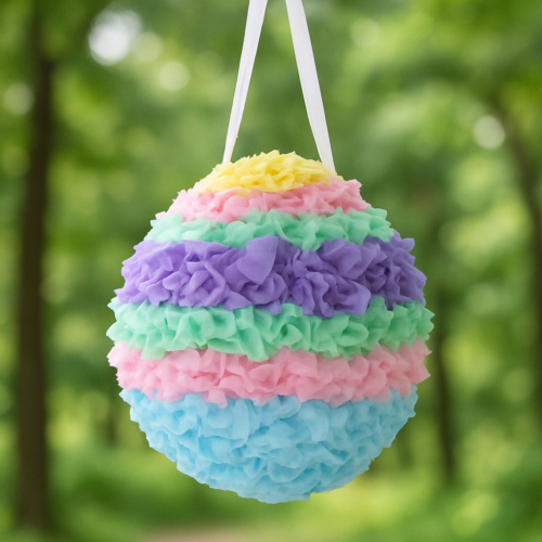 How To Make An Easter Egg Pinata (Picture Tutorial) - Fabulessly Frugal