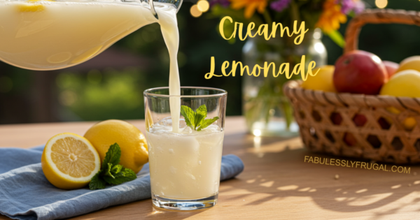 Creamy Lemonade Recipe (3 Ingredients!) - Fabulessly Frugal