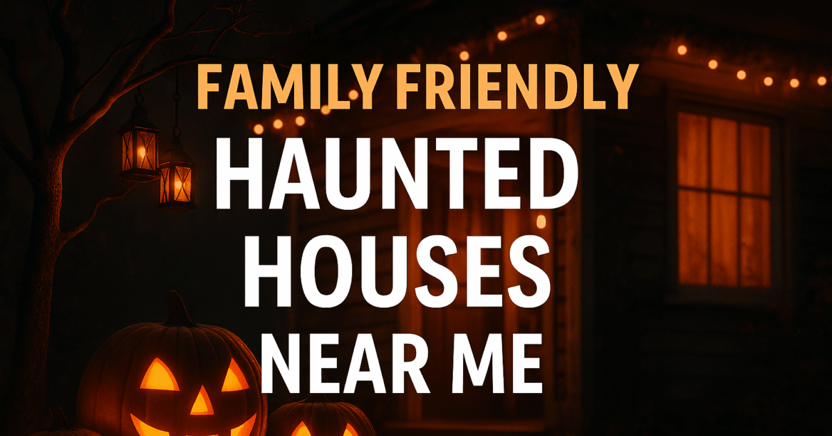 Family Friendly Haunted Houses Near Me 2025 - Fabulessly Frugal