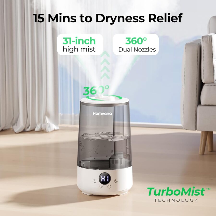 3-in-1 Cool Mist Top-Fill Humidifier, 3.6 L $29.98 (Reg. $50) - 9.9K+ 4 ...