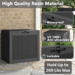 31-Gallon Resin Outdoor Storage Deck Box, 2 Colors $21.99 (Reg. $45 ...
