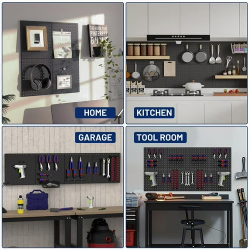 12"x12" Metal Pegboard Panel, 4 Pack $23.99 - $6 Each (Reg. $59) - 4.8 ...
